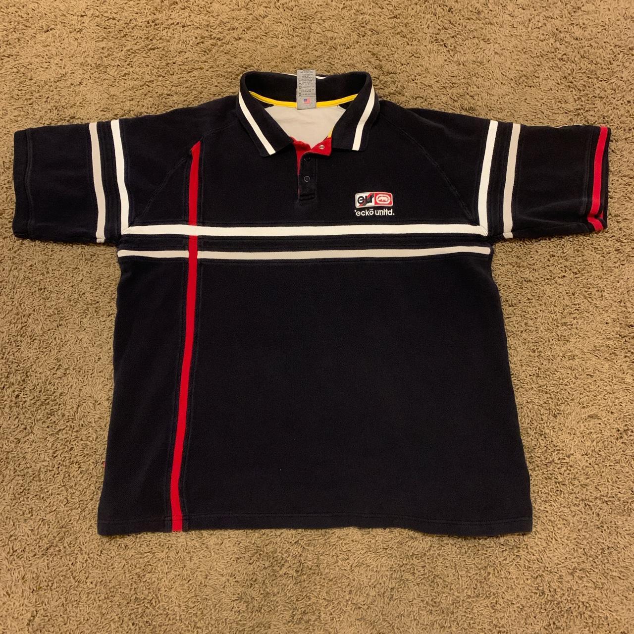 90s ecko unltd knit polo get your chief keef era on... - Depop