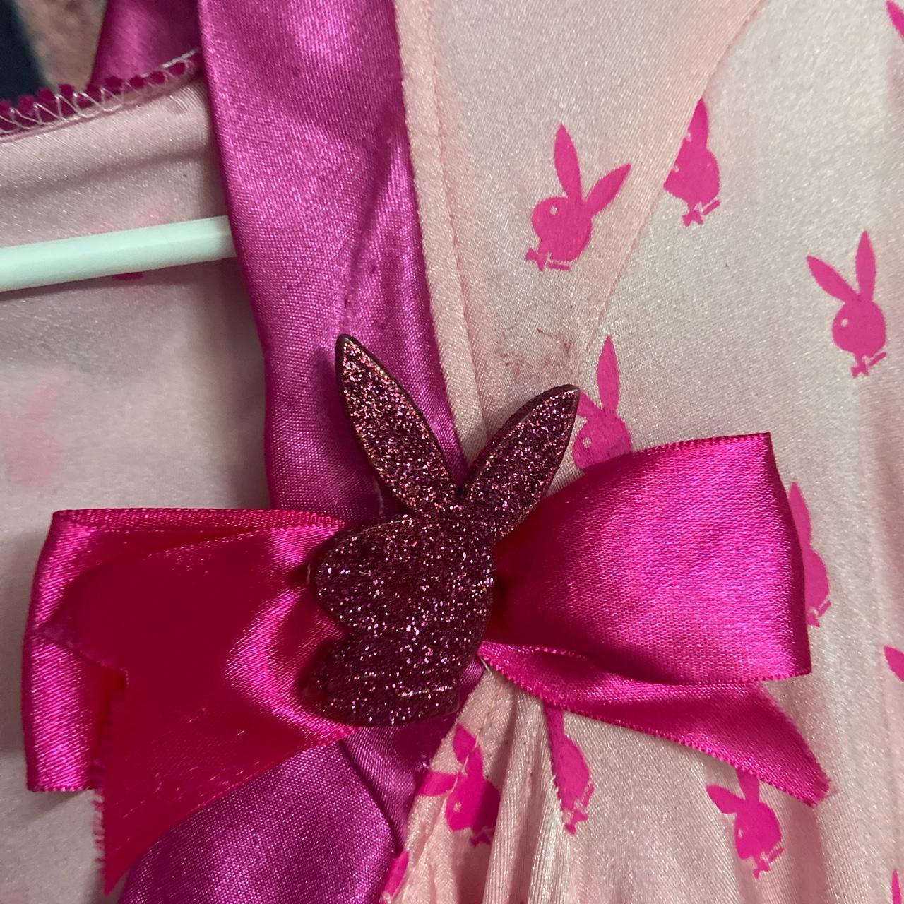 rare y2k playboy robe super soft and silky... - Depop