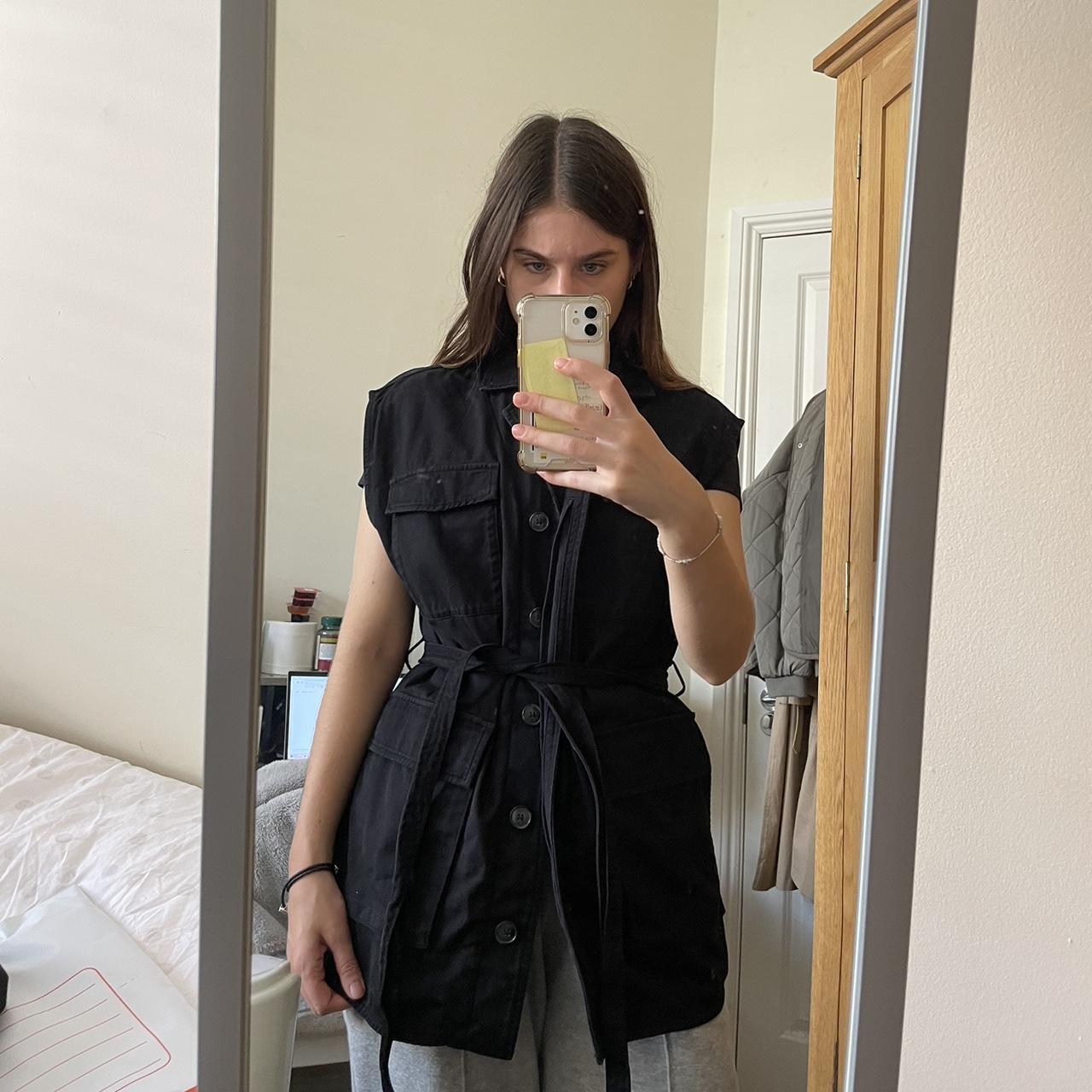 Black utility style jacket & Other Stories Size... - Depop