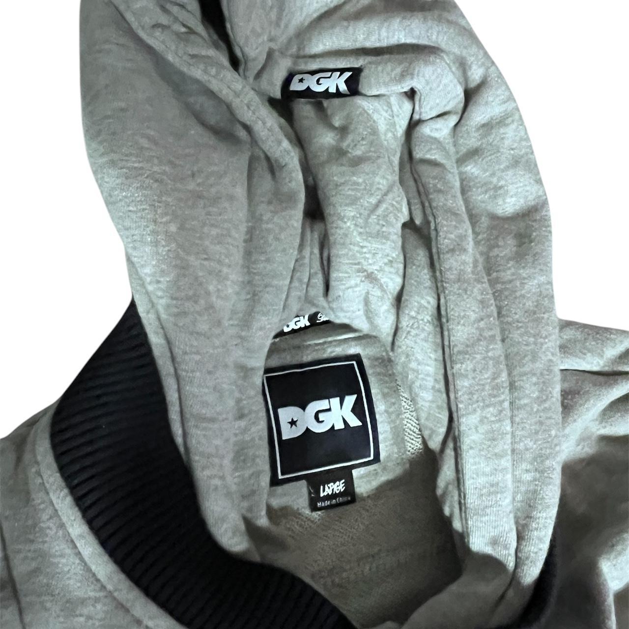 Grey and red DGK varsity jacket size large #skater... - Depop