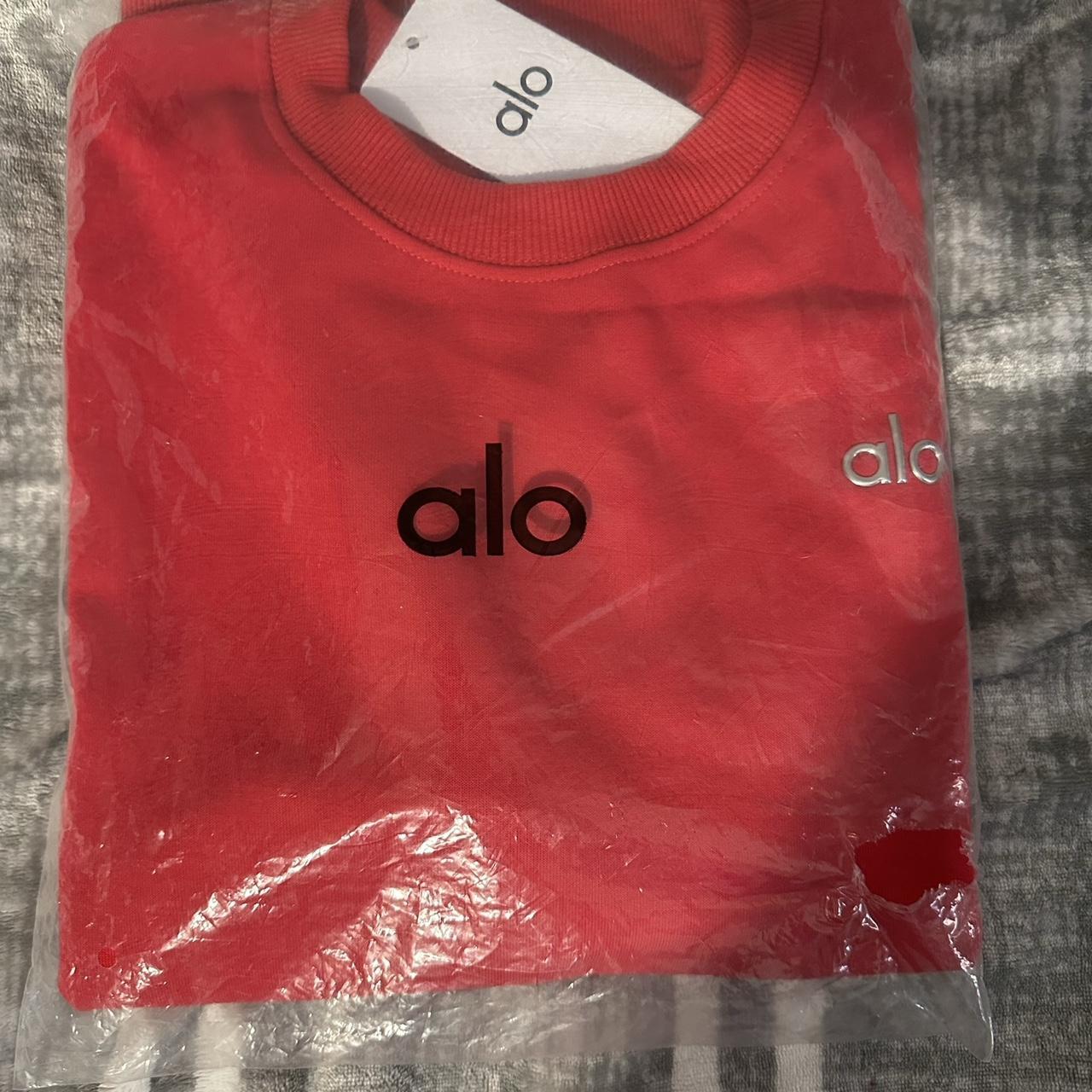 Alo red crewneck Brand-New With Tags attached... | Depop