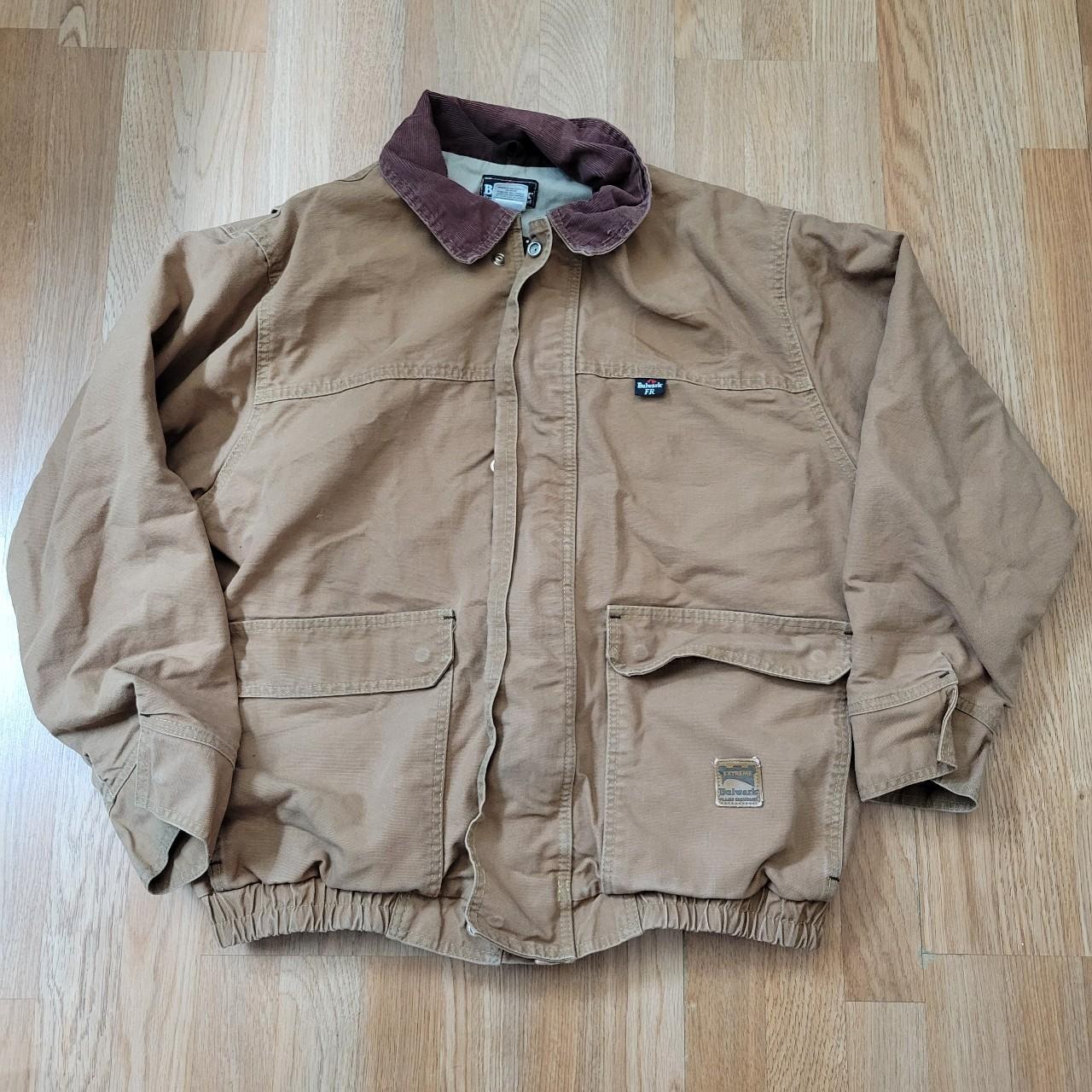 Bulwark Fire Resistant Detroit Style Jacket Size... - Depop