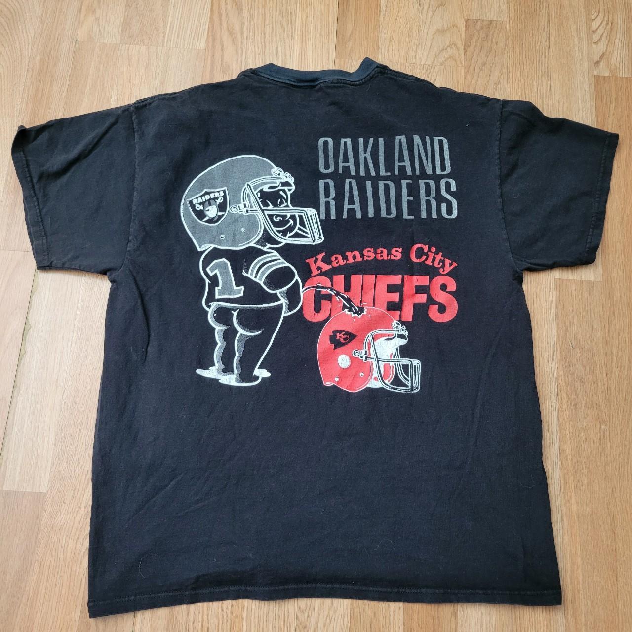 Vintage Raiders Peeing on Kansas City Chiefs... - Depop