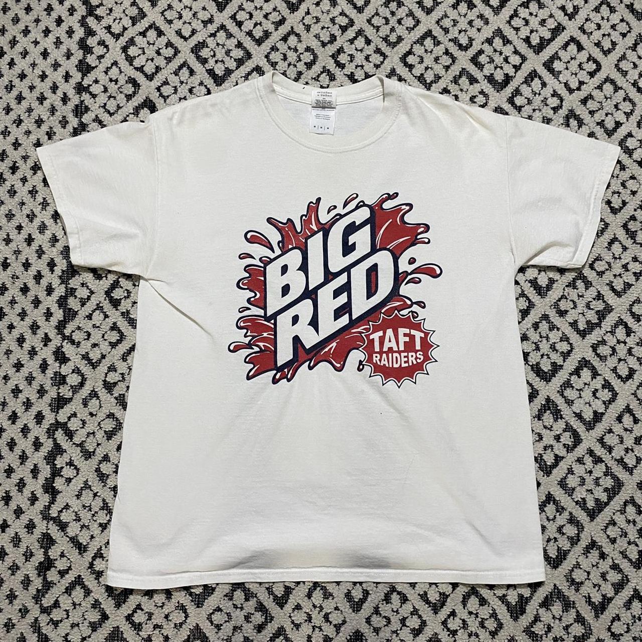 Big Red T Shirt (NO PAYPALL‼️) Size: M no flaws worn... - Depop