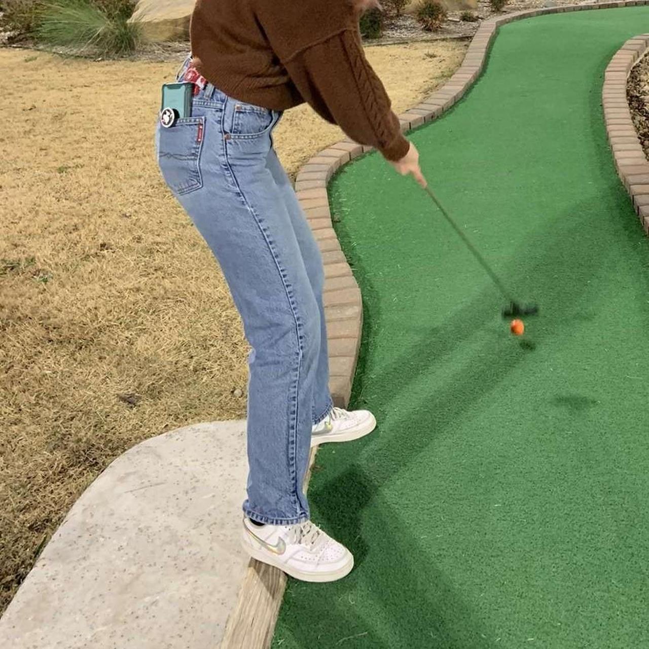 Lucky Jean's blue. Fav Jean's ever just out grew... - Depop