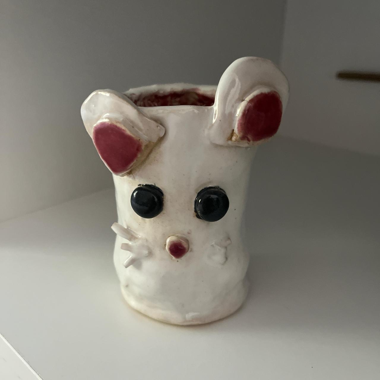Cute homemade aesthetic mouse cup #mousecup... - Depop