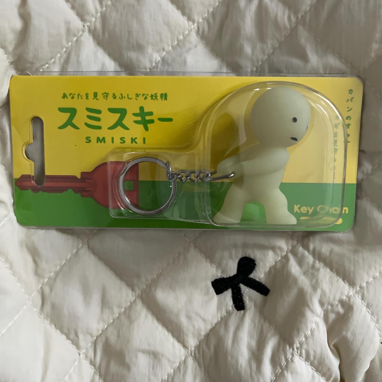 smiski keychain - glows in the dark! - authentic!! - Depop