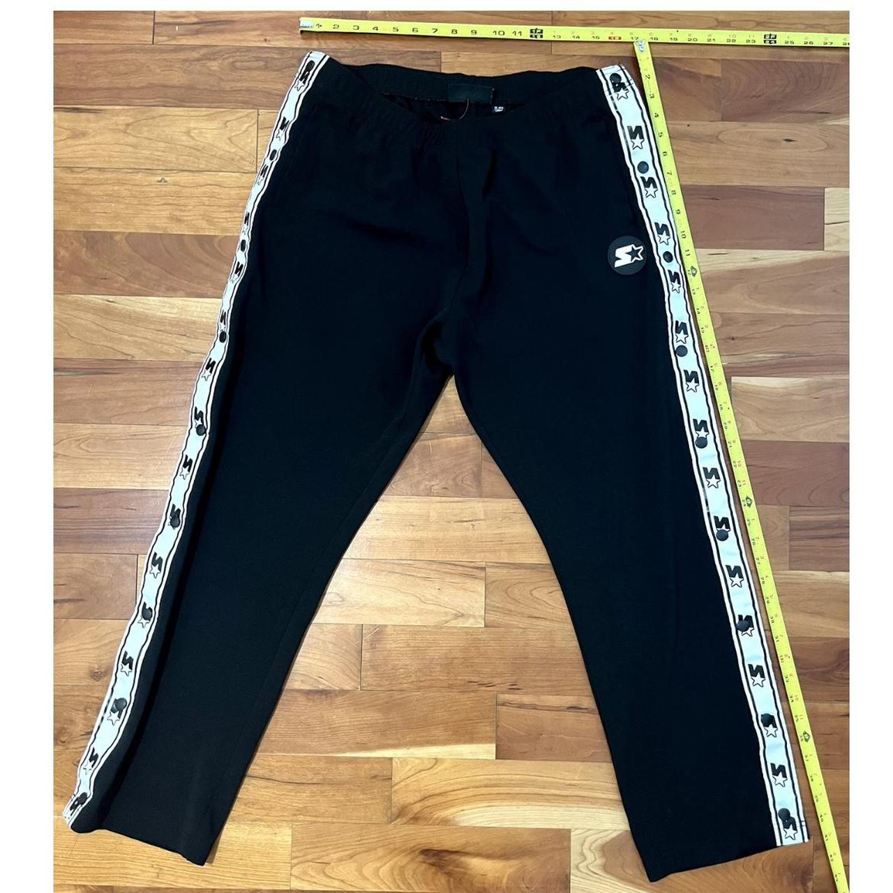 Starter Women's Black and White Joggers-tracksuits | Depop