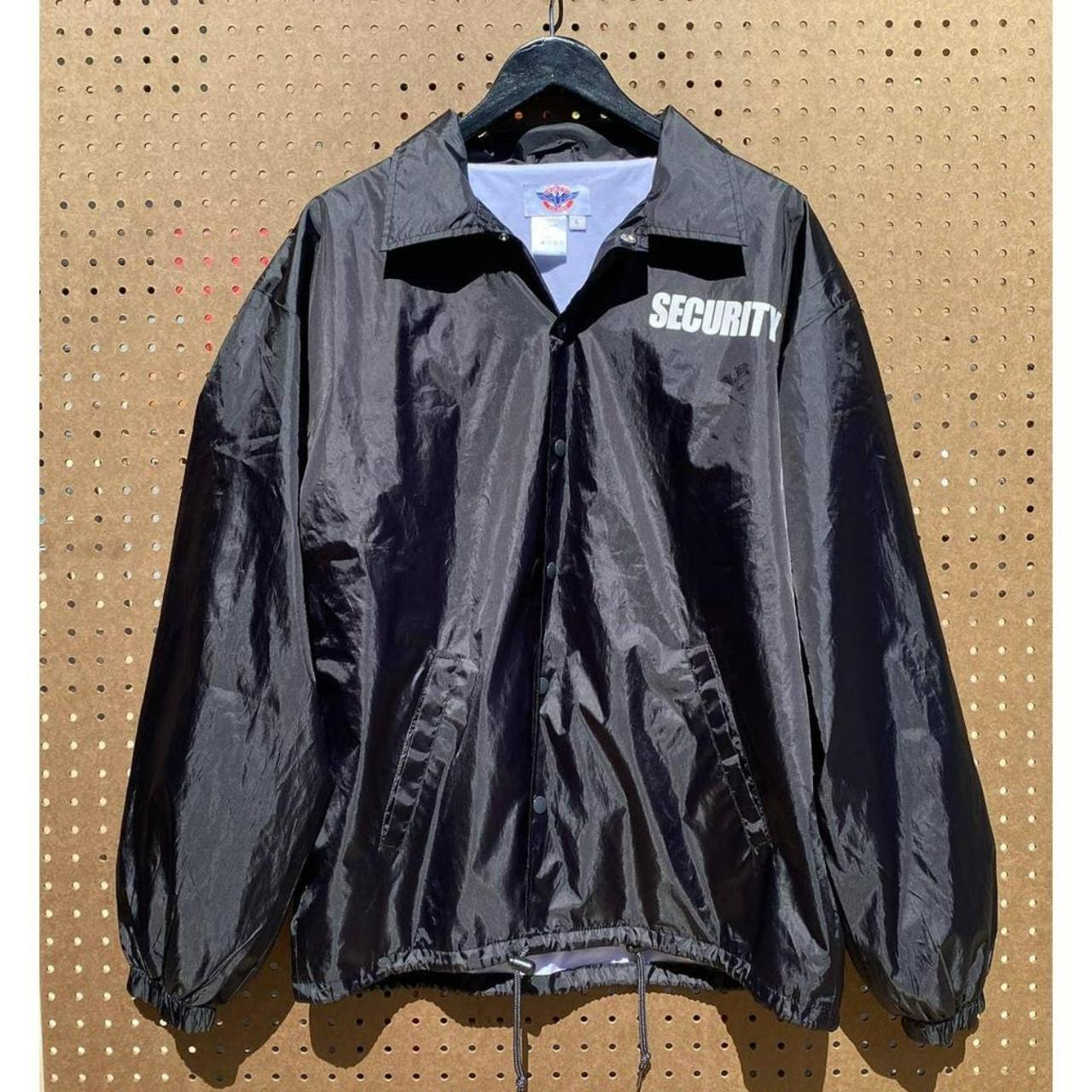 First Class 100% Nylon Windbreaker with Security... - Depop