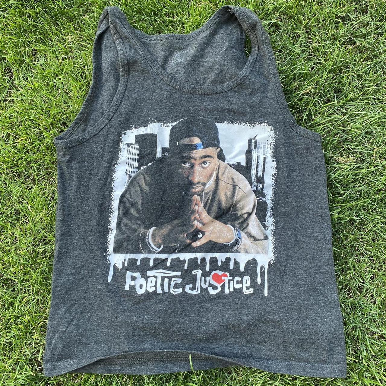 Poetic Justice TuPac Tank Adult Small Great... - Depop