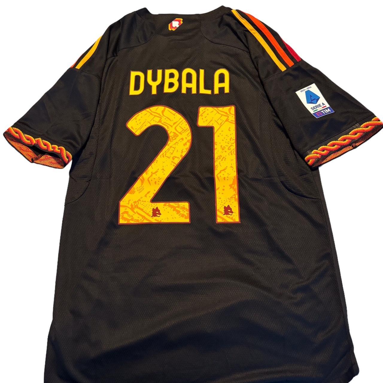 2023/24 AS Roma Dybala Third kit Football soccer... - Depop