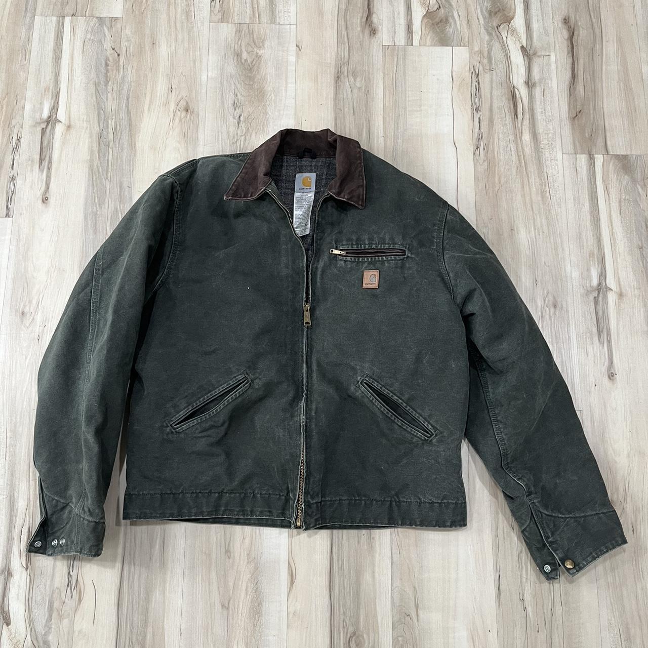 Carhartt Detroit Jacket - J97 MOS Green, Blanket... - Depop