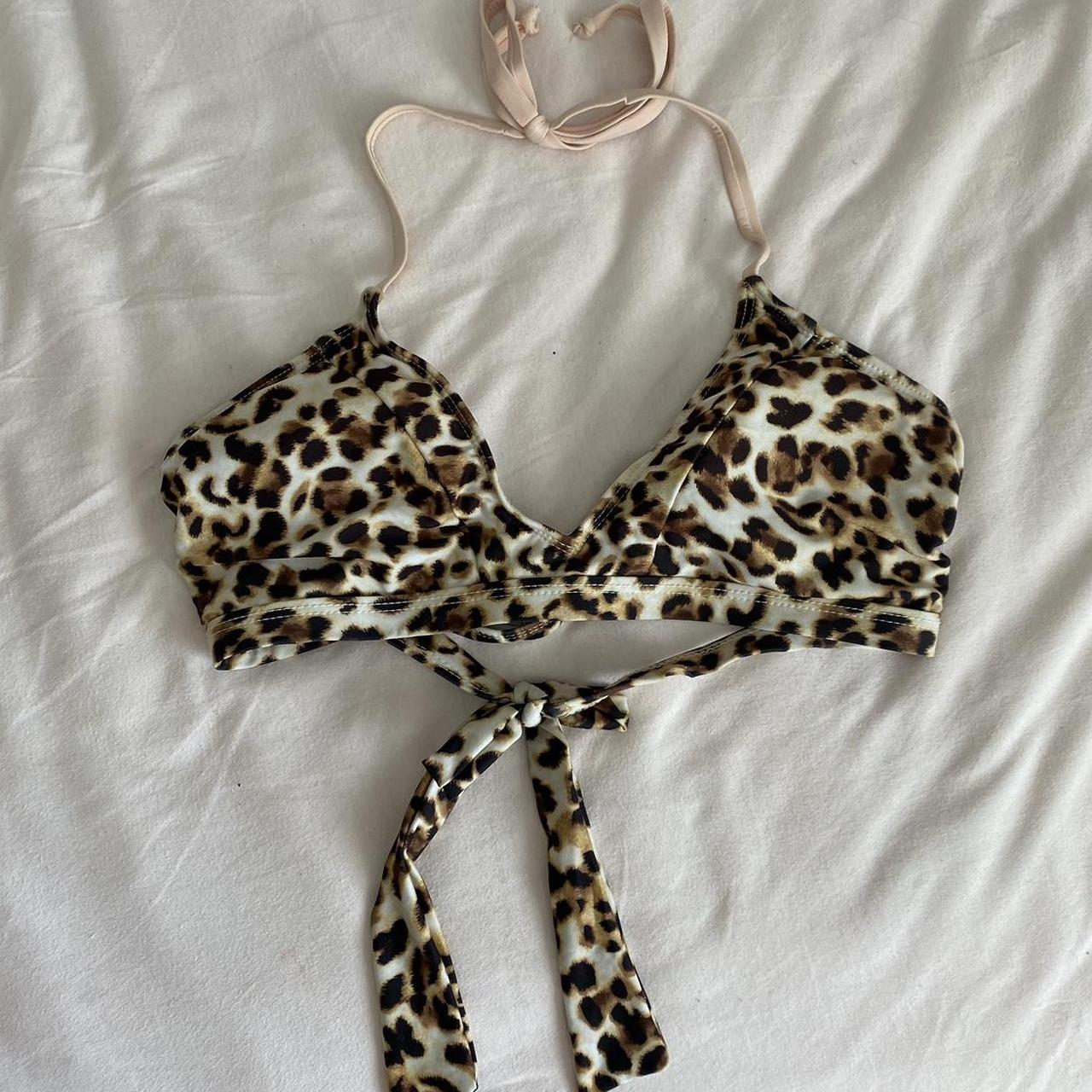 Cheetah Print Bikini Top 🐆 Depop