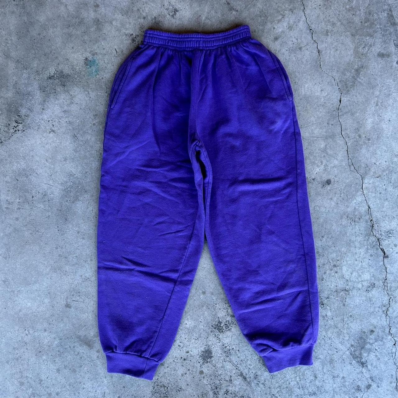 Vintage Purple Sweatpants Women’s Large (22x23)... - Depop