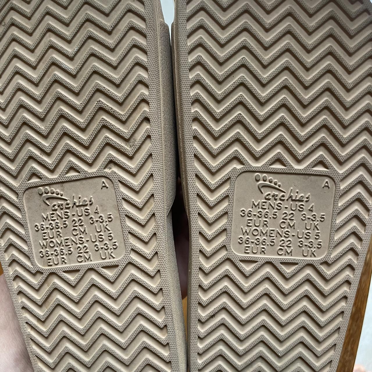 Archie slides Worn once Size 3/36 - Depop