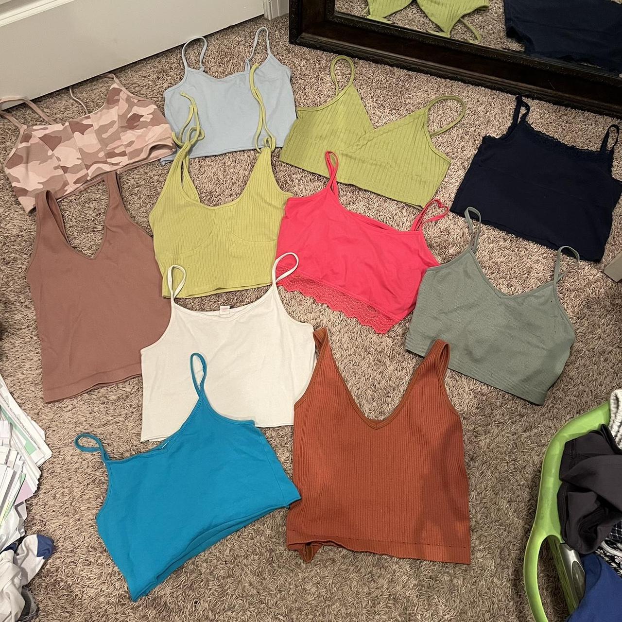 HUGE tank top bundle (includes 12) • all size... - Depop