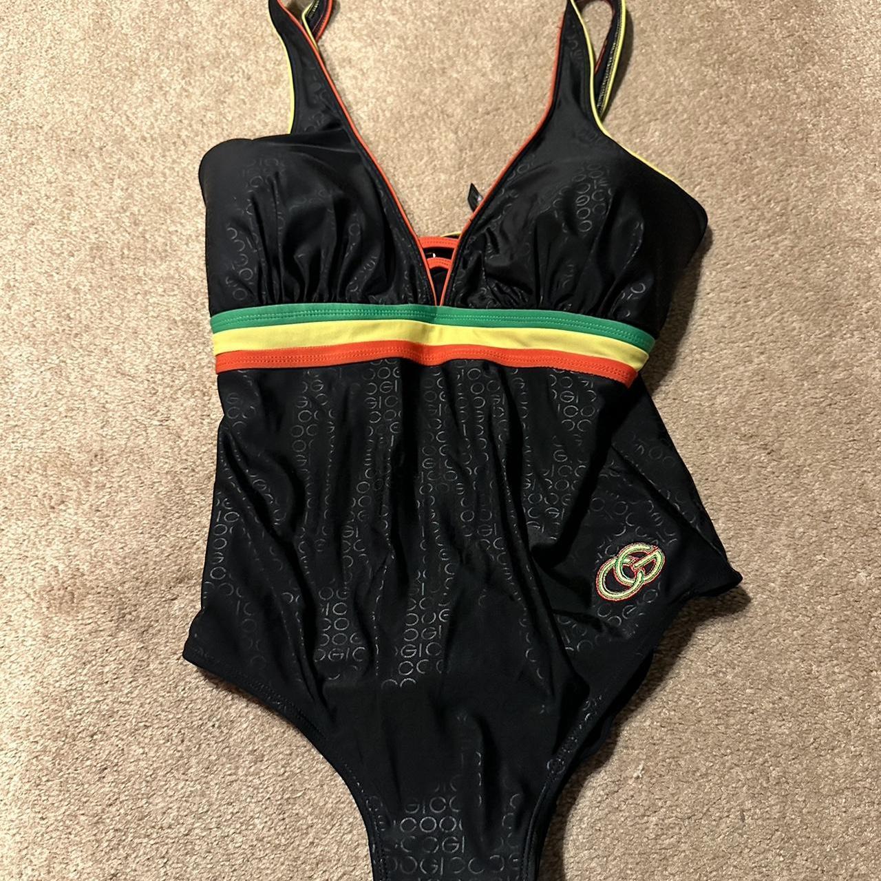 Ladies coogi bathing suit one piece Size 1X/ fits... - Depop