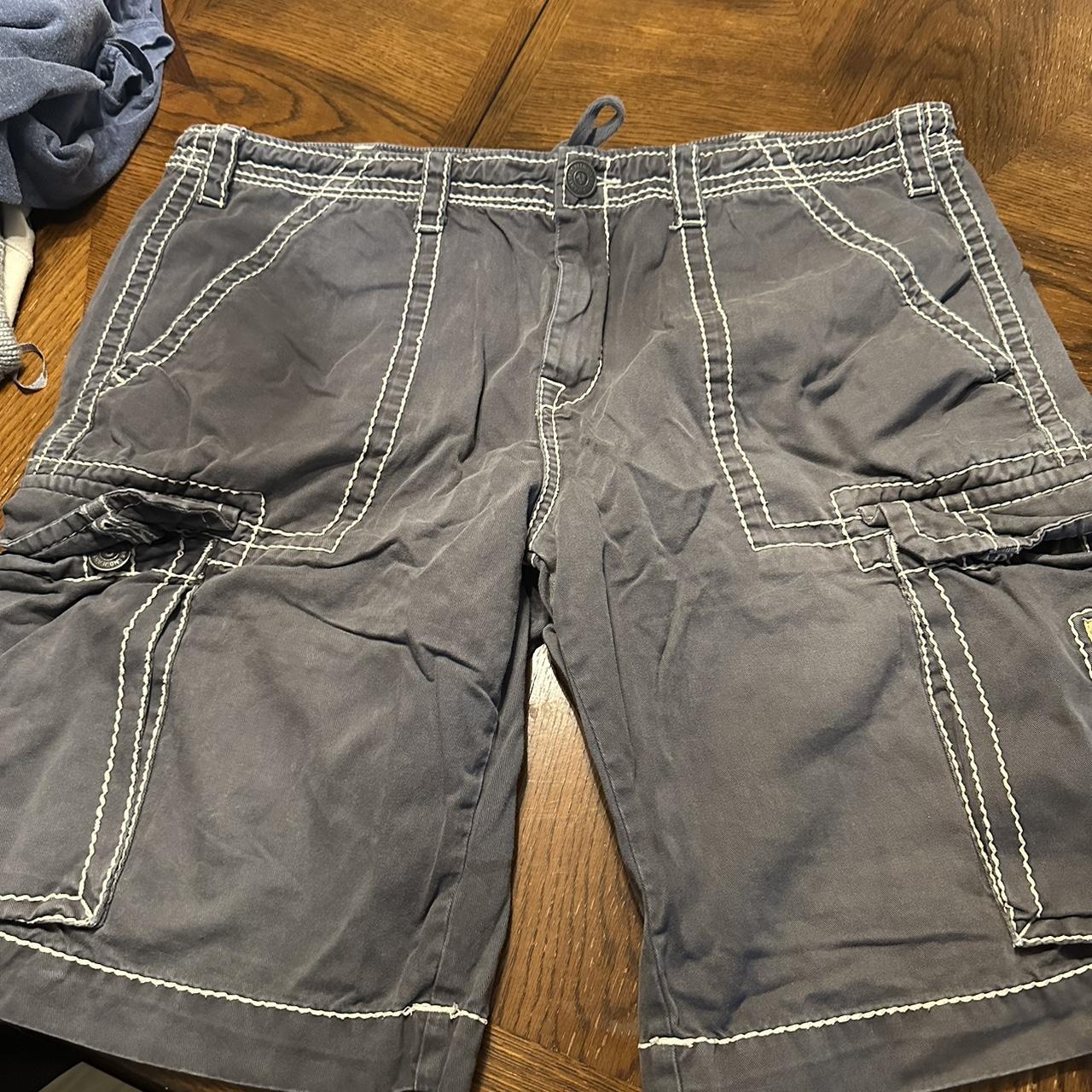 Men’s true religion shorts Size 42 - Depop