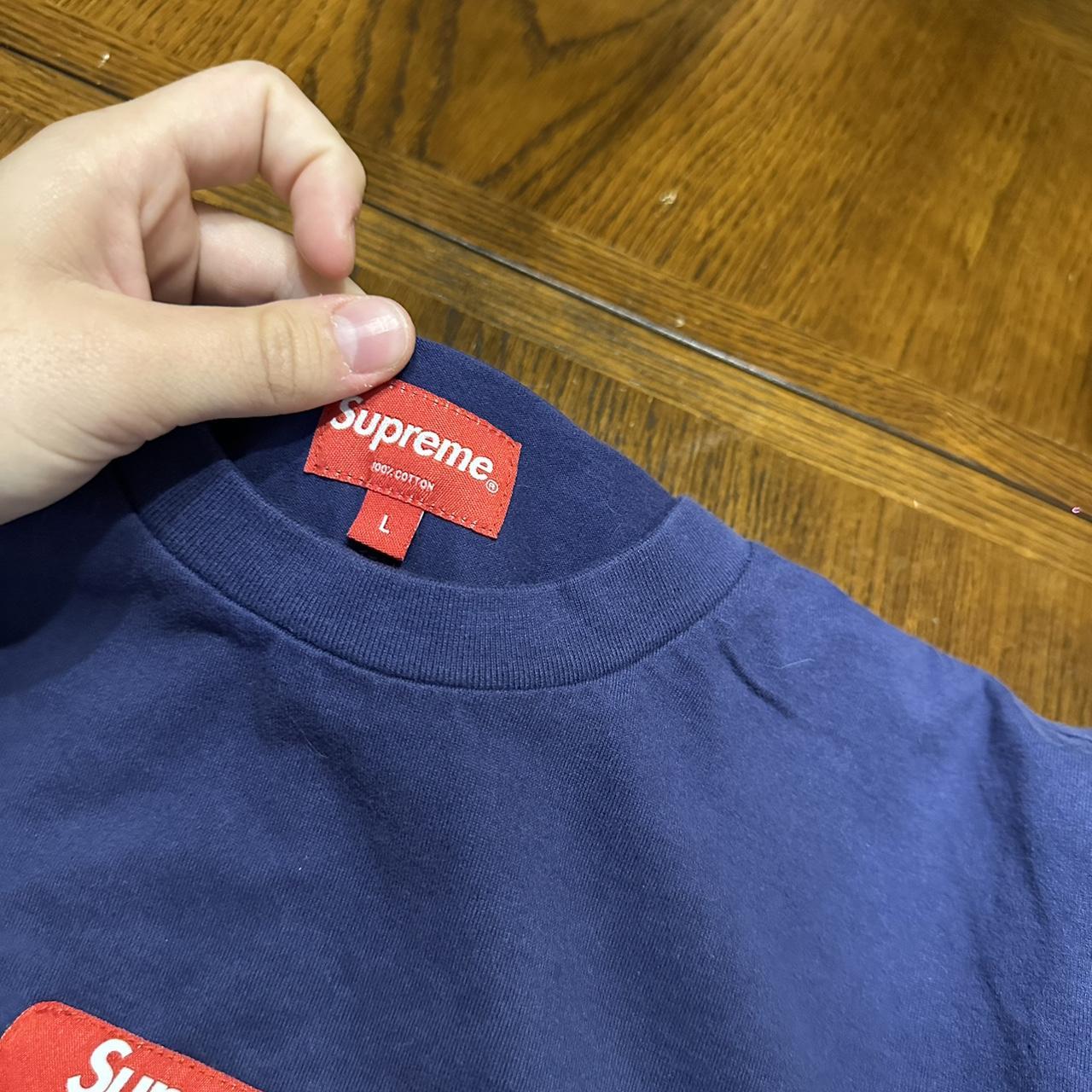 Vintage supreme gonz nametag tshirt Size large Shirt... - Depop