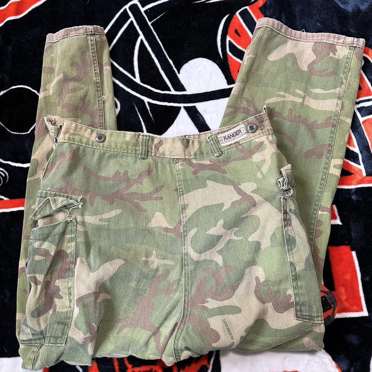 Men’s Vintage Ranger Camo Reversible Cargo... - Depop