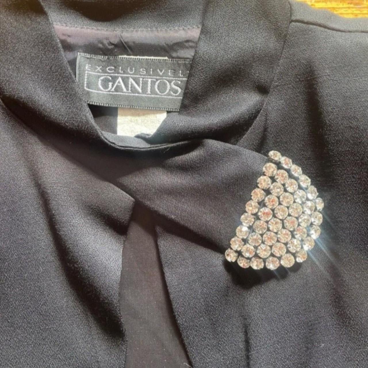 Exclusively Gantos Vintage Black Bolero Jacket Size... - Depop