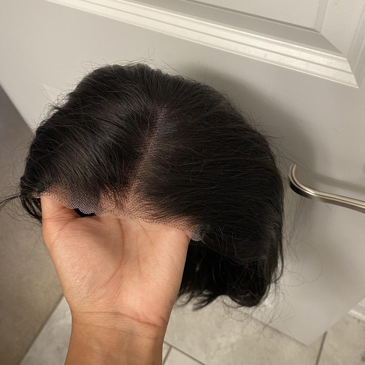 12 Inch Bob Glueless Wig Human Hair, NEVER WORN. If... - Depop