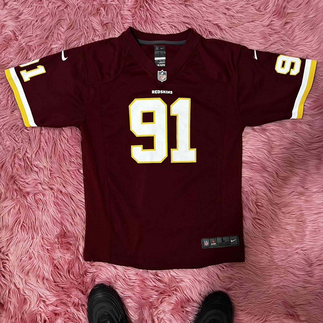 Number 91 Redskins Ryan Kerrigan Jersey Kids Large - Depop