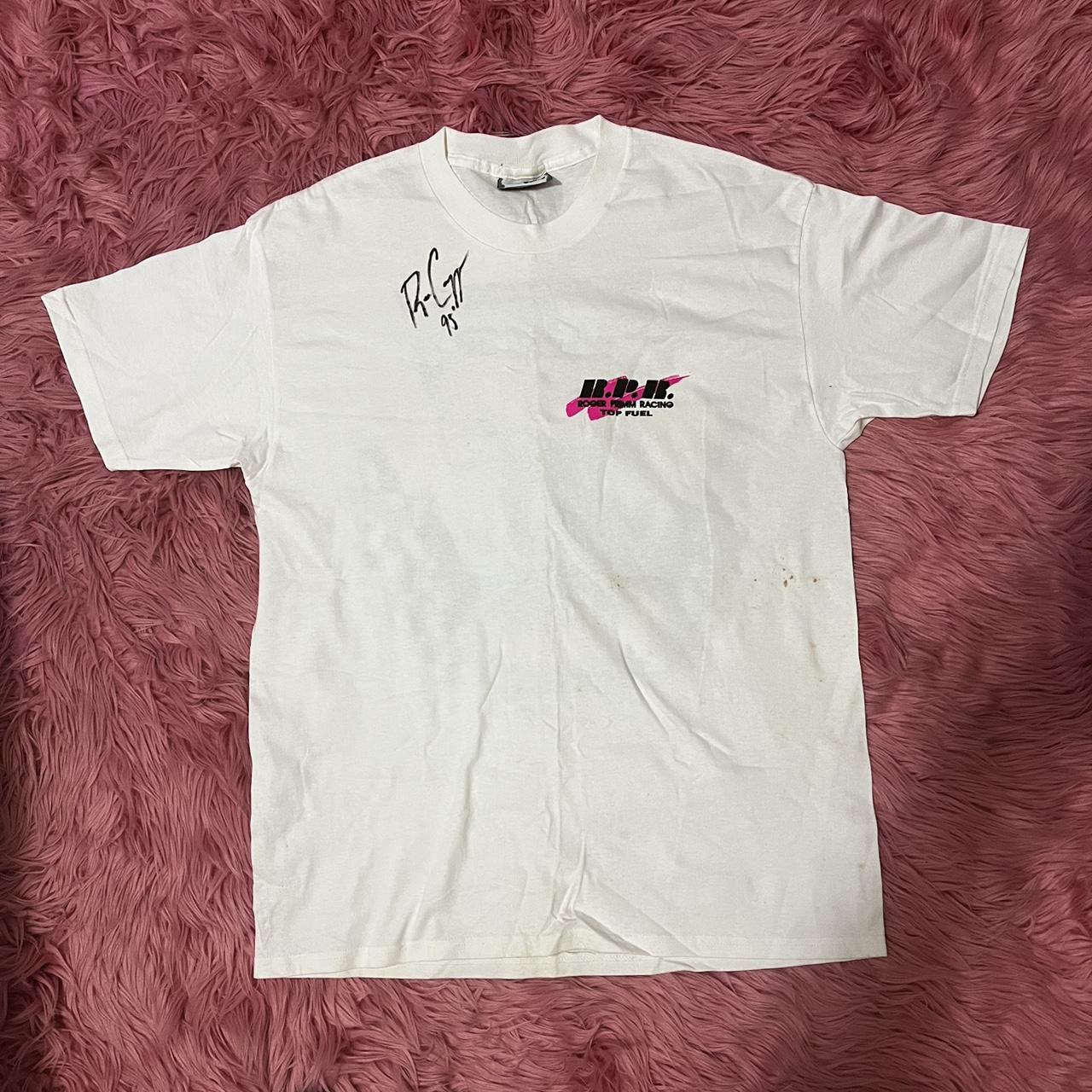 Vintage Ron Capps Signed RPR NHRA Shirt Few marks... - Depop