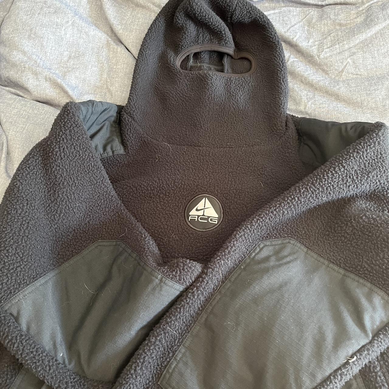 Nike acg ninja fleece black size M only used once... - Depop