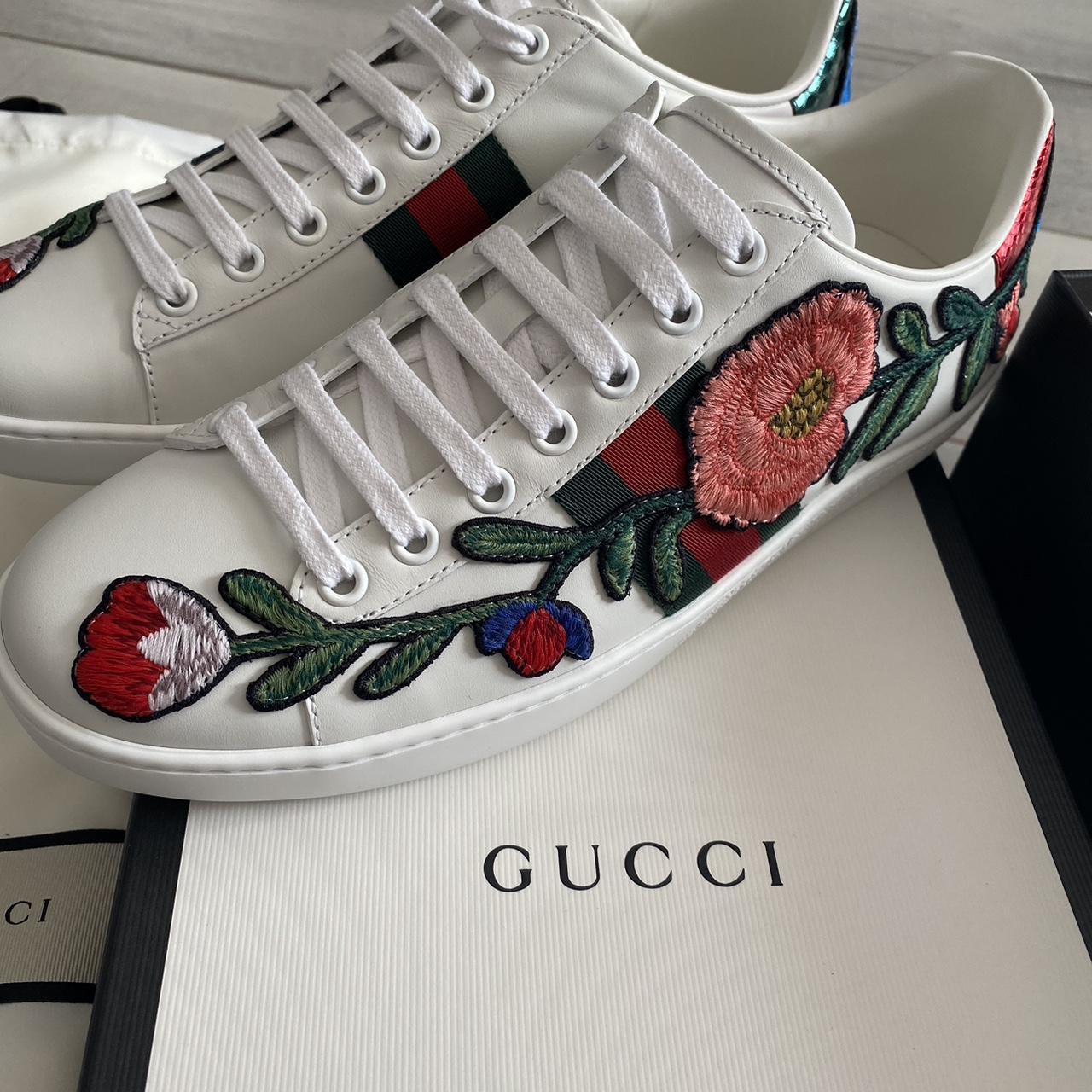 Gucci Ace n 38 calzata abbondante nuova mai... - Depop
