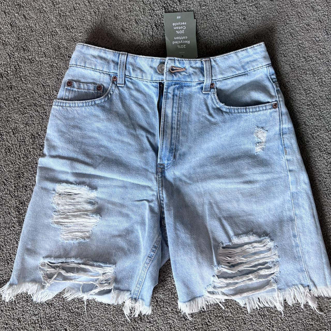 Brand new H&M ripped denim shorts. So cute! - Depop