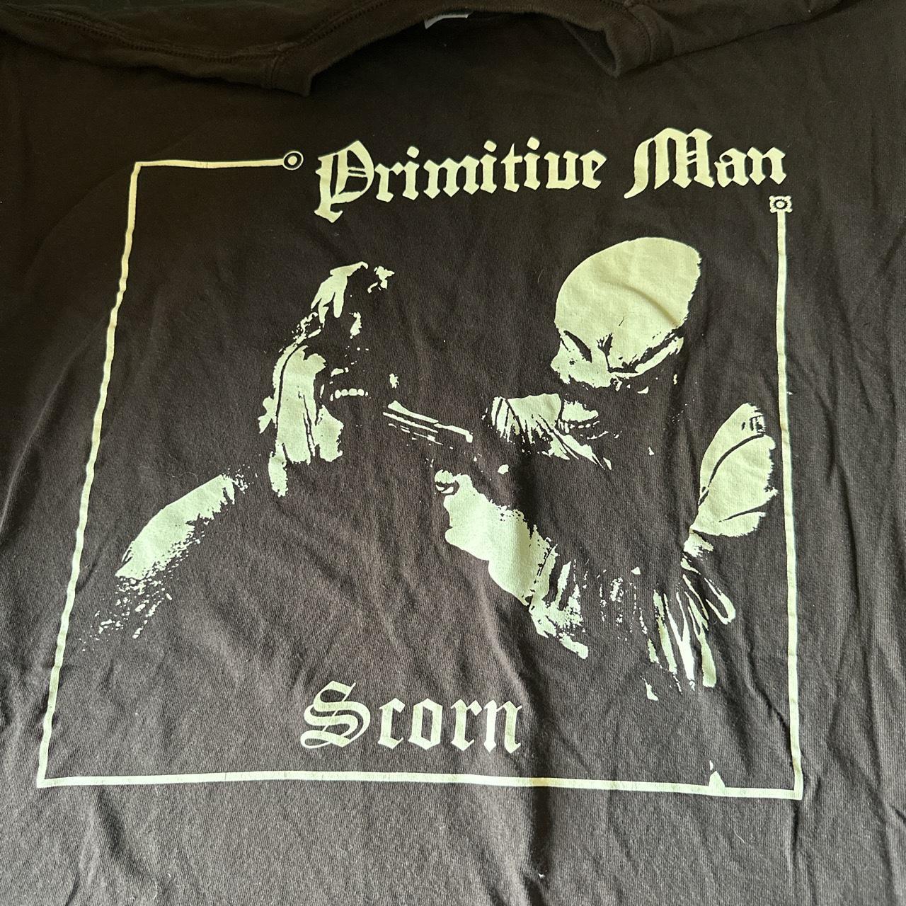 Brown XL Primitive Man Scorn T-Shirt #primitiveman... - Depop