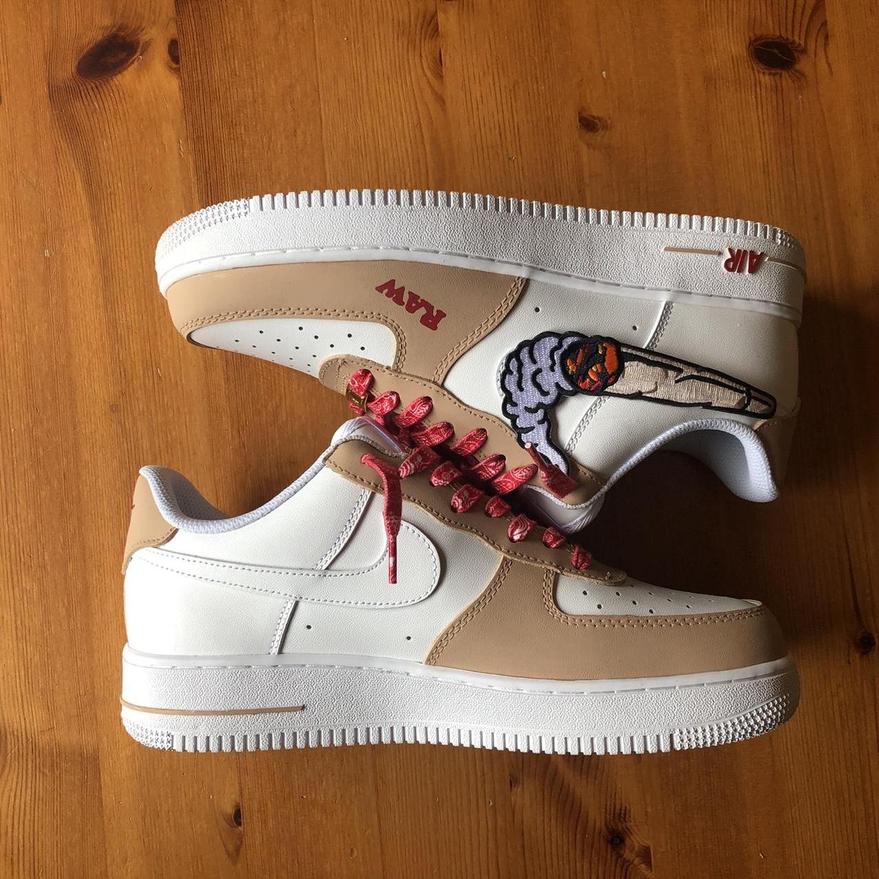 Nike Air Force 1 AF1 ( RAW® Custom ) Uk 9.5 These... - Depop