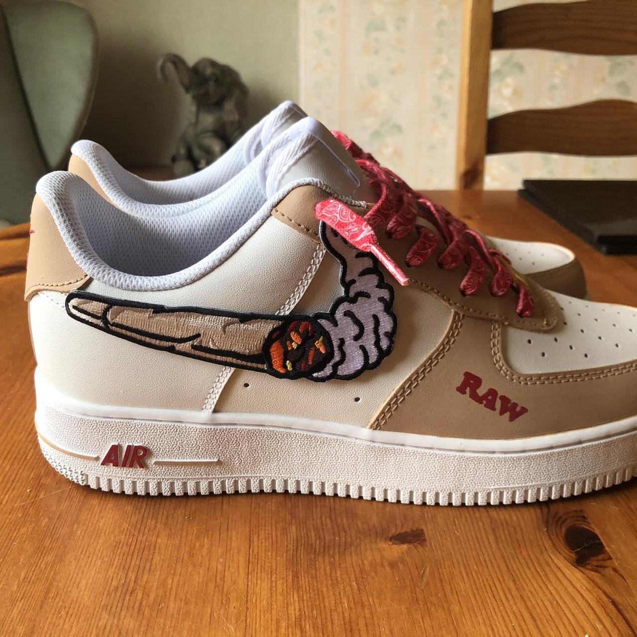 Nike Air Force 1 AF1 ( RAW® Custom ) Uk 9.5 These... - Depop