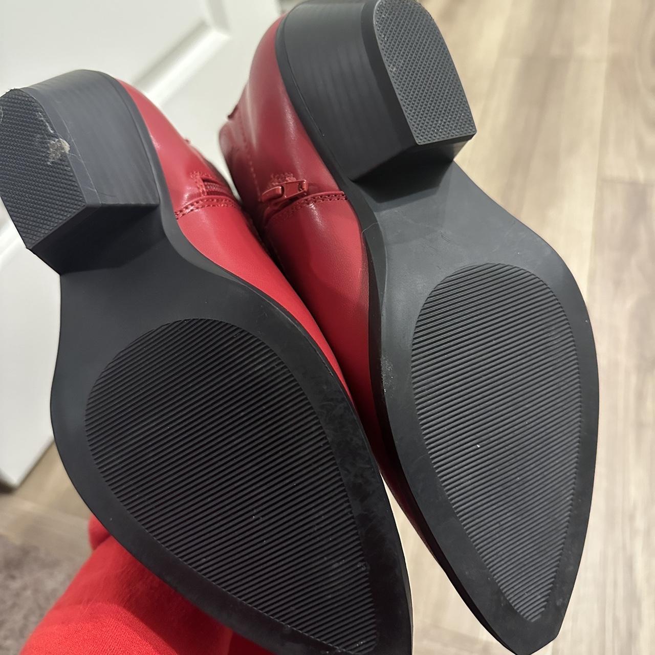 Red Cowboy Boots/ Western boots -Size 7 -Worn... - Depop