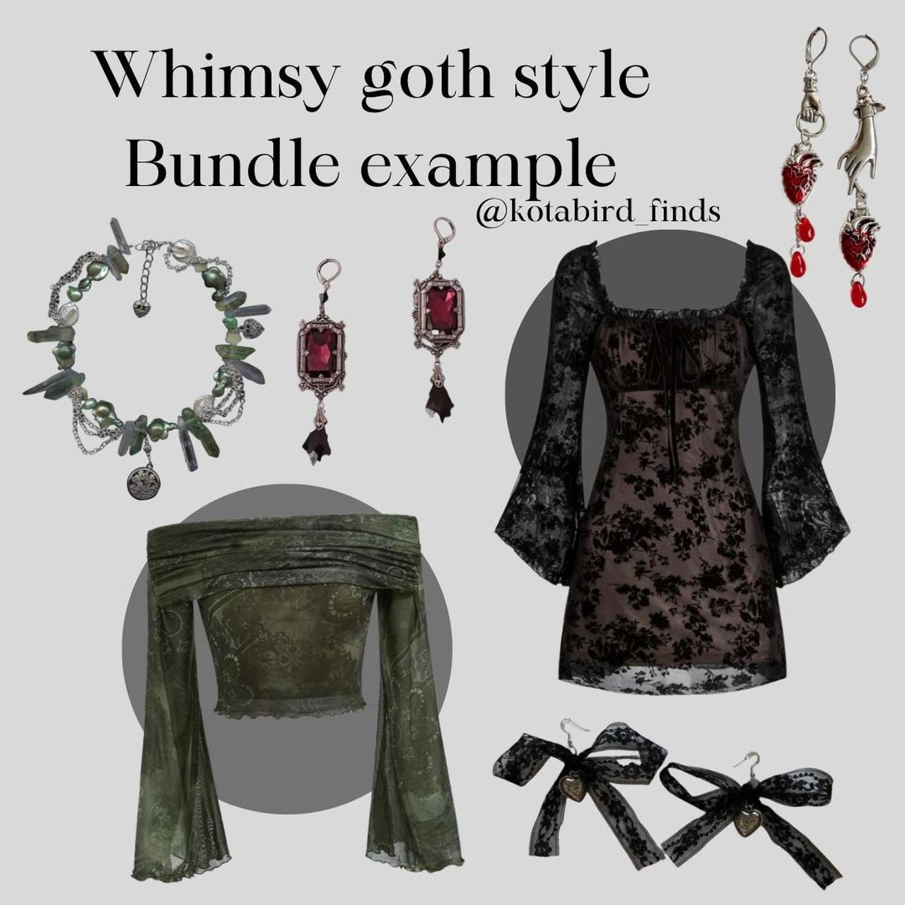 ⁂whimsy goth style bundle⁂ !!do not buy this... - Depop