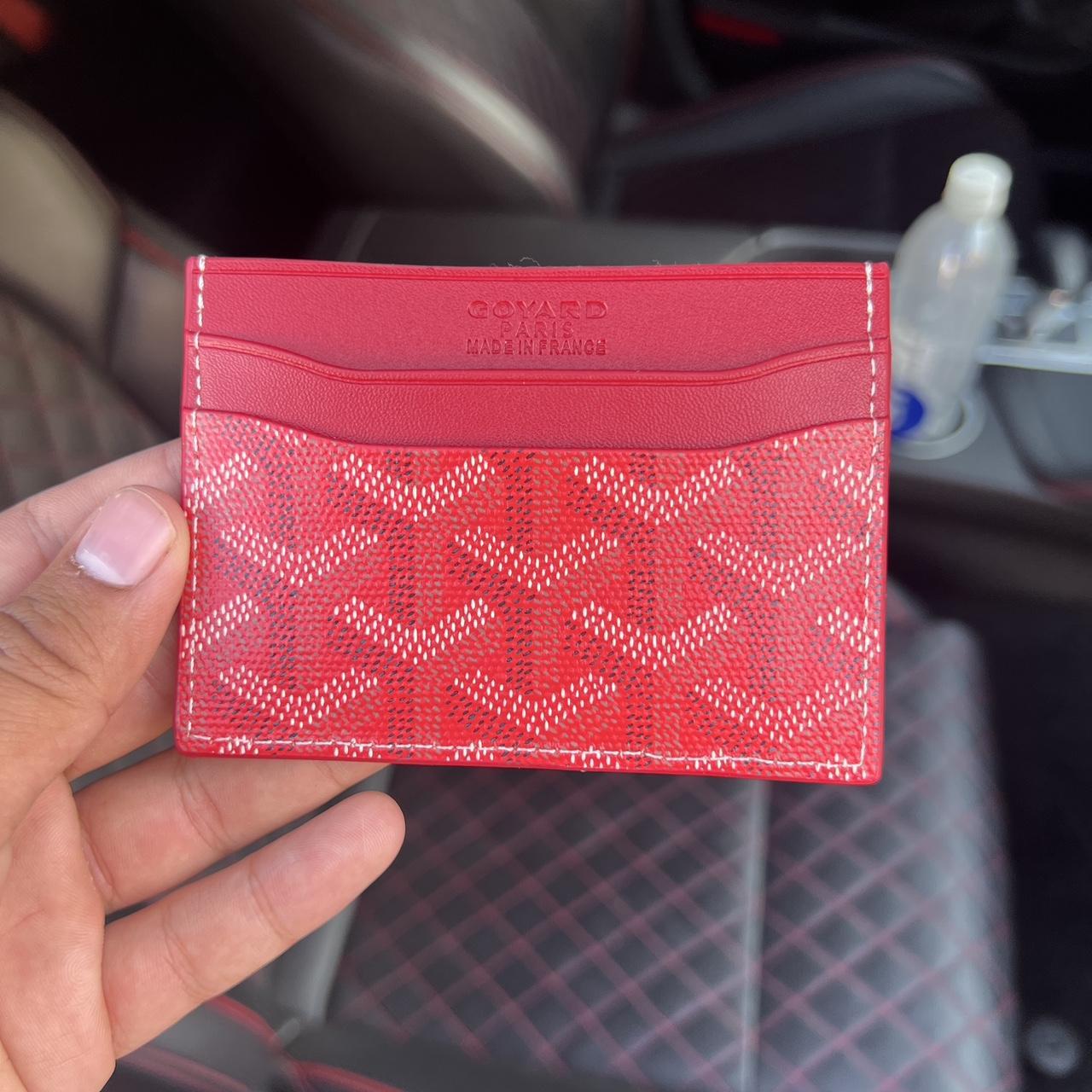 Goyard Men's Red Wallet-purses | Depop