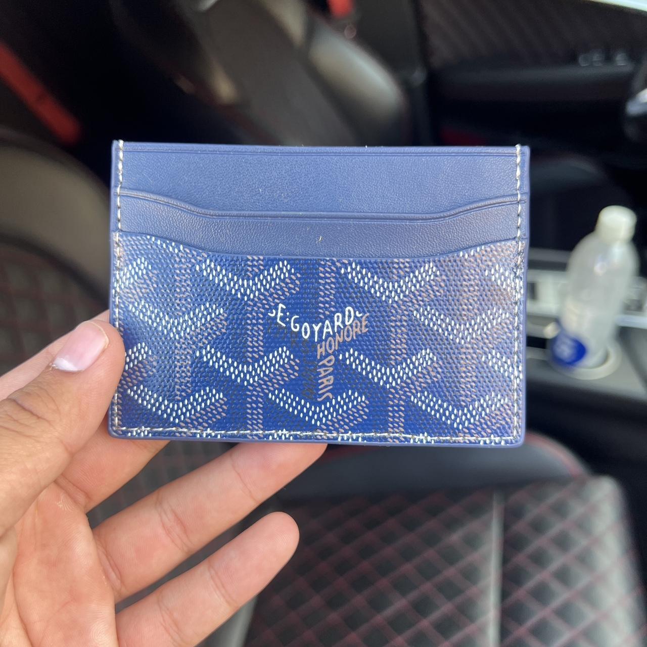 Goyard Men's Navy Wallet-purses | Depop