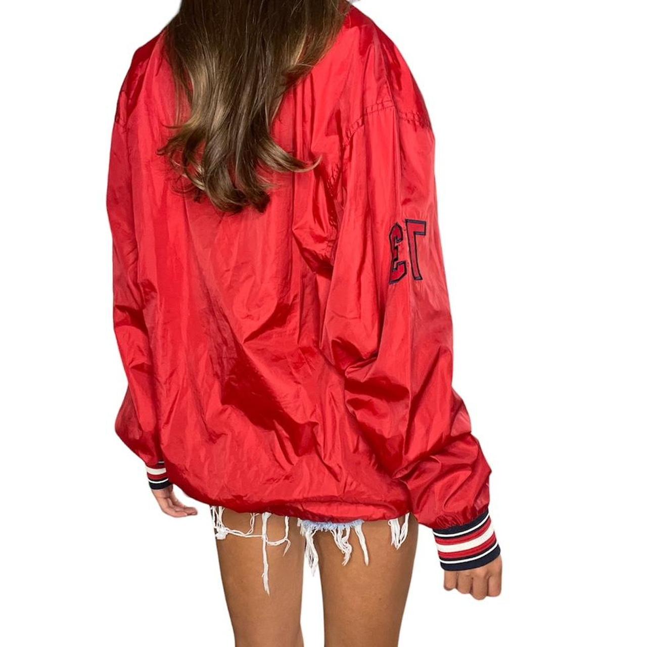 Roots Men's Red and White Jacket | Depop