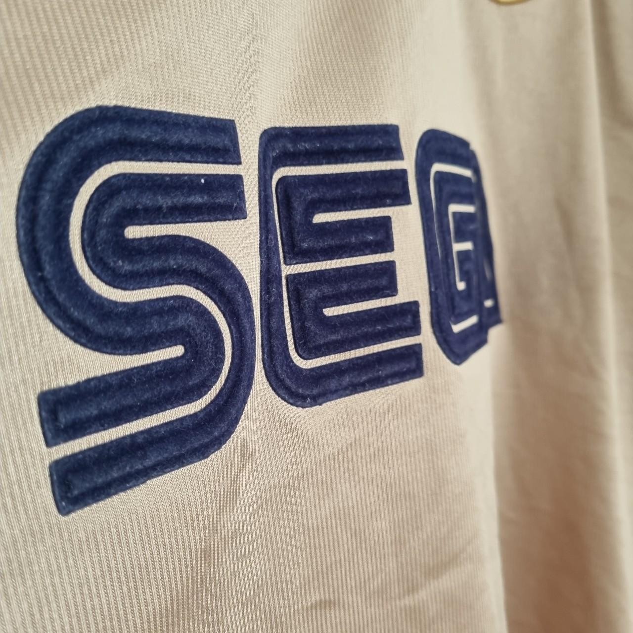 Arsenal 2001 gold Sega shirt with Henry 14 and... - Depop