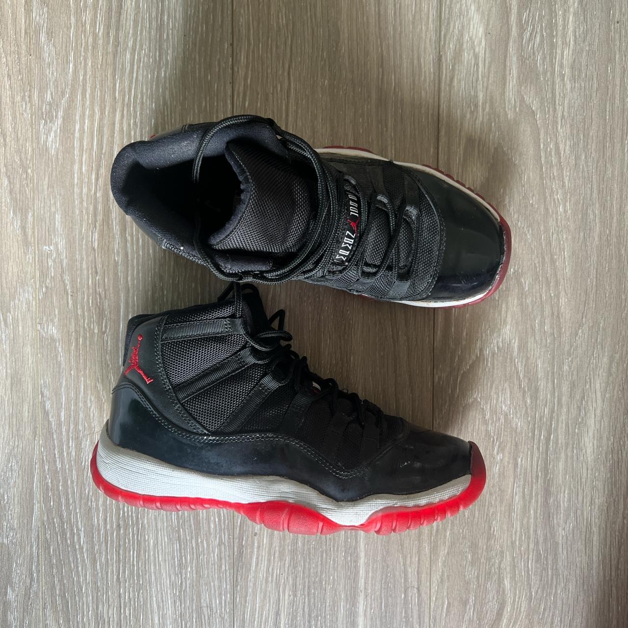 Jordan Retro Playoffs Bred 11s size 5Y #jordans... - Depop