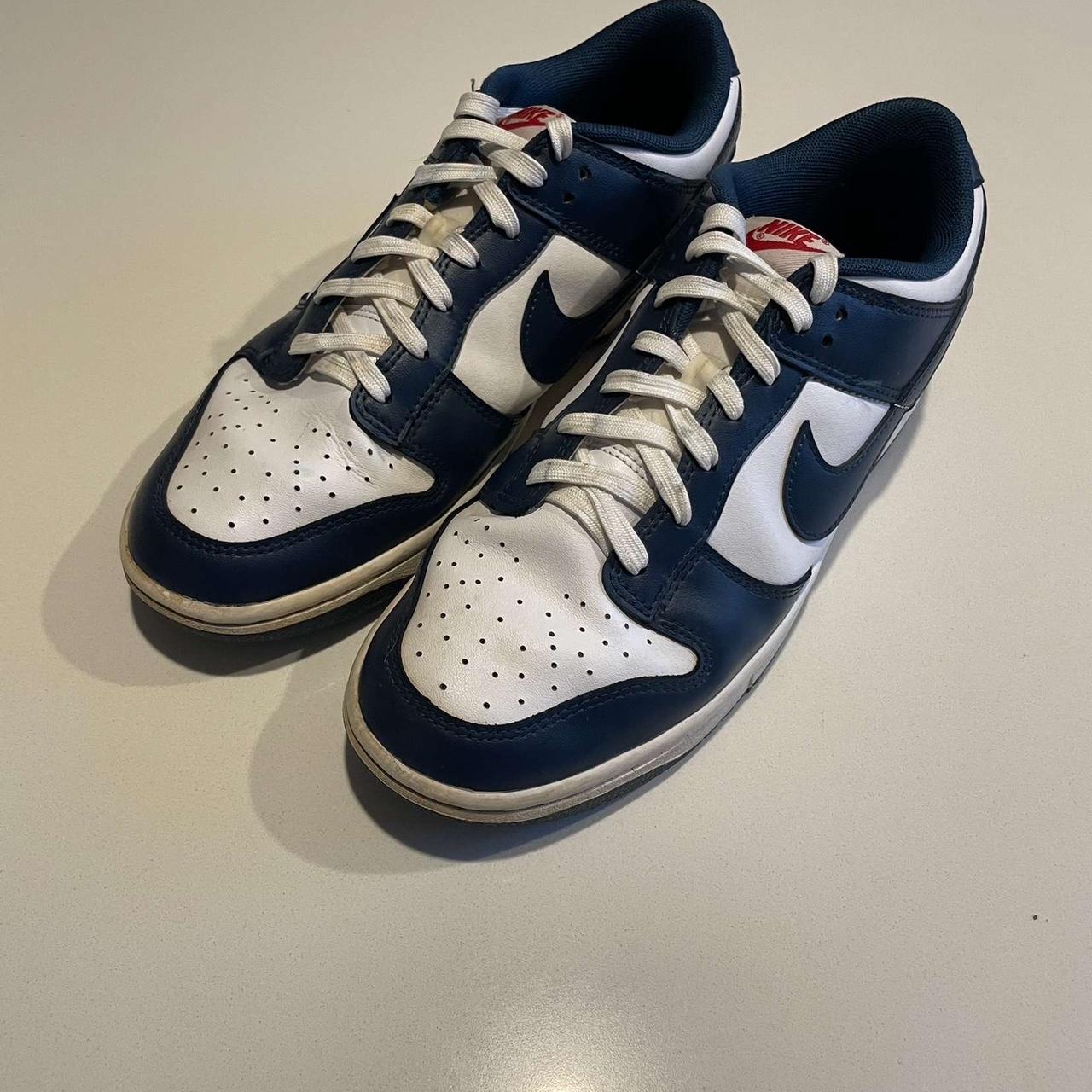 Navy Blue Dunks 8/10 condition Size 10.5 DM for... - Depop