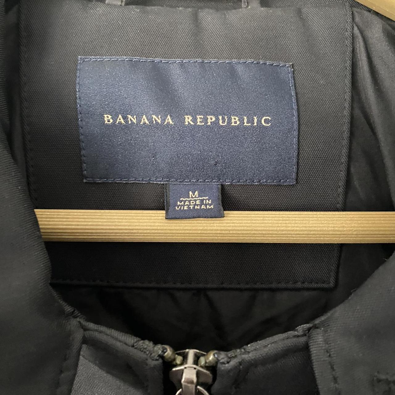 Banana Republic Men's Black Jacket | Depop