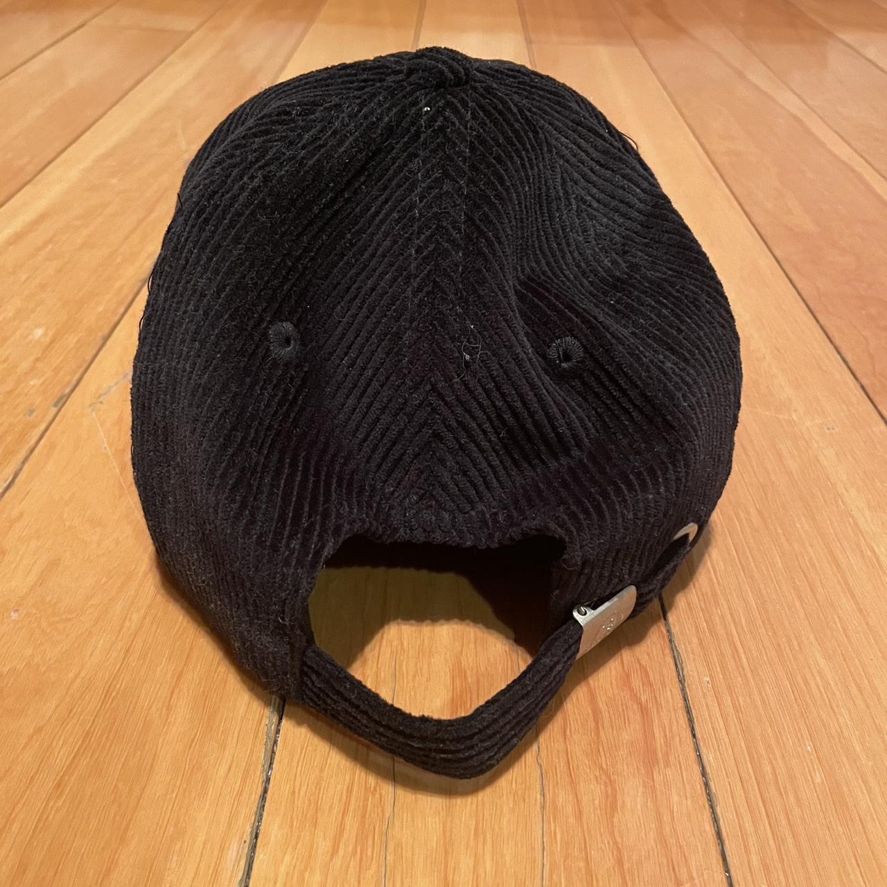 Black corduroy rip and dip hat | Depop