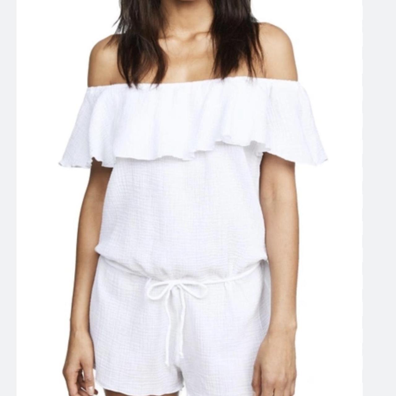 Eberjay Nomad Tula Romper size Medium 100% cotton... - Depop