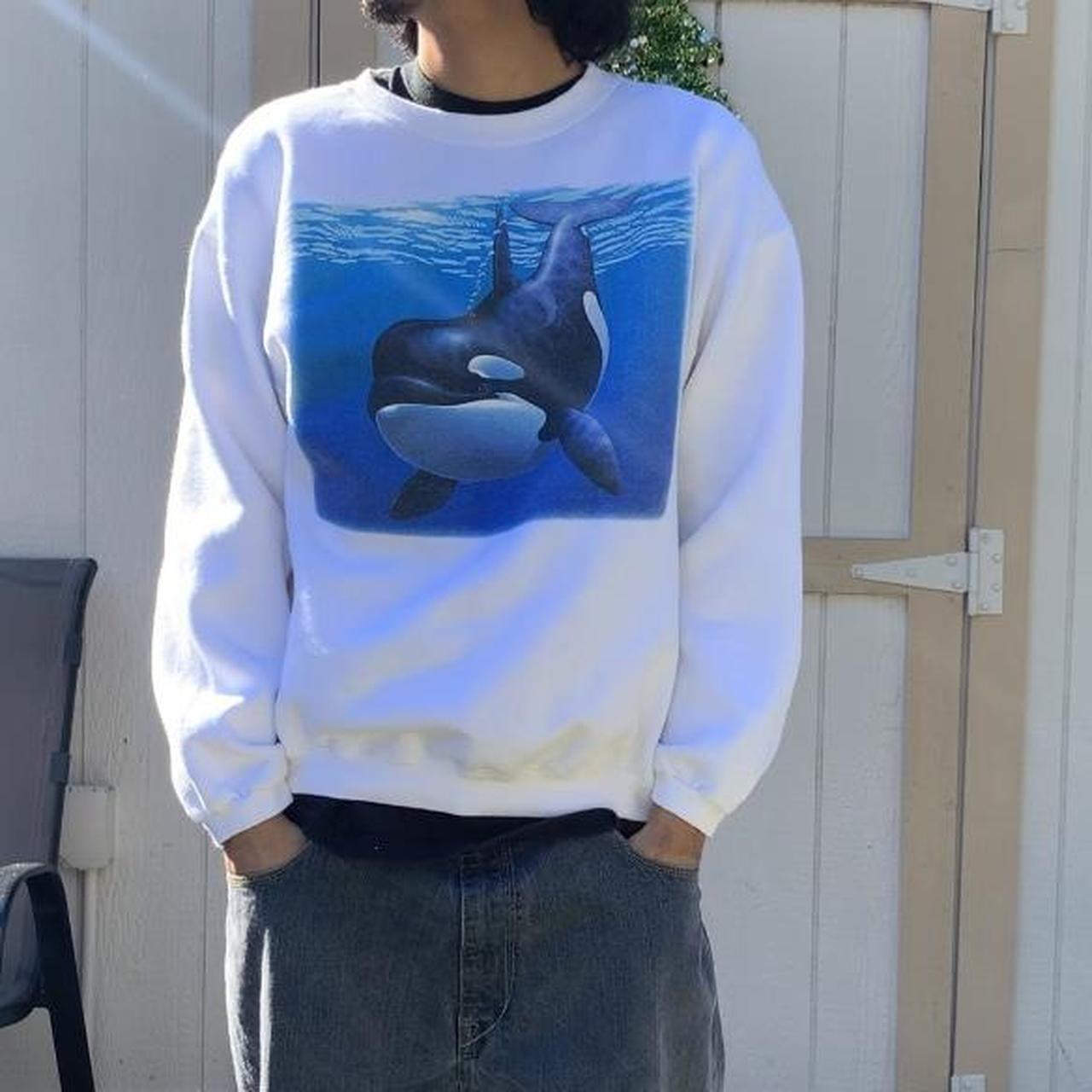 orca sweater size M 😣this kinda my fav piece so! - Depop