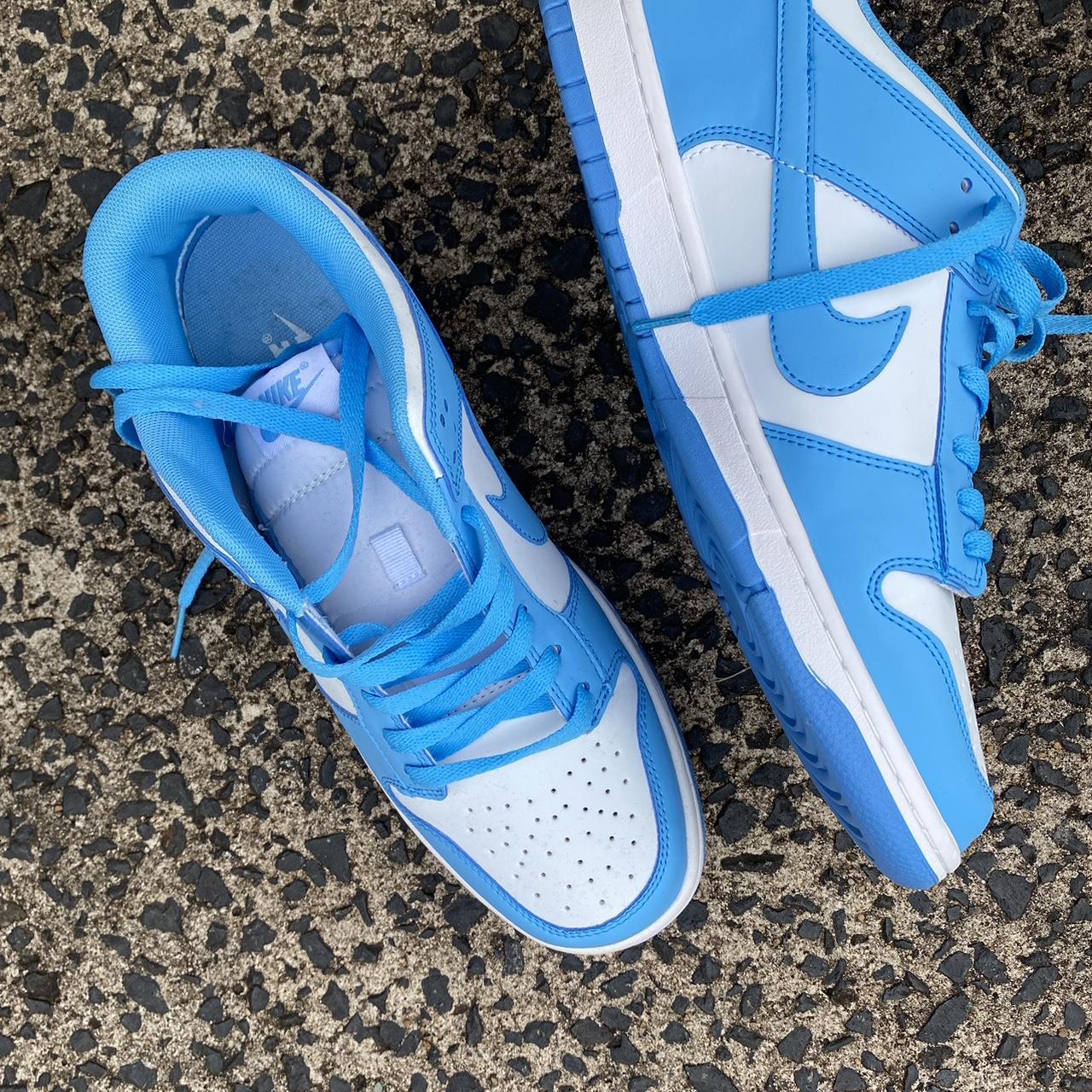 Nike dunk low Light Blue US11 - Depop
