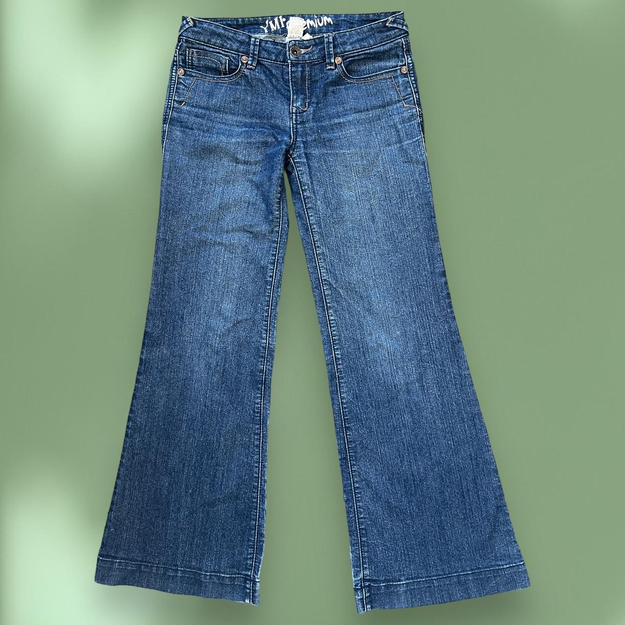 YMI PREMIUM- Vintage 2000s Sparkly Low Rise Denim... - Depop