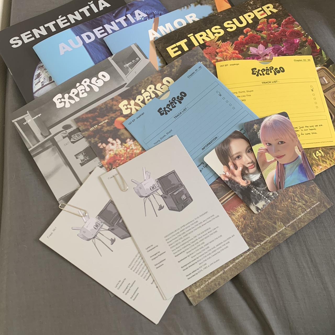 wts nmixx expèrgo album, ver. a and ver.... - Depop