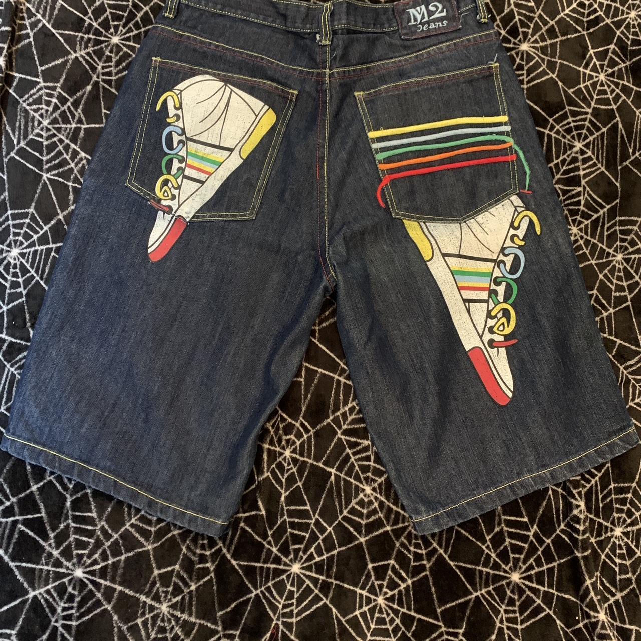 RARE ASF JNCO Embroidered Jorts Skater jorts not... - Depop